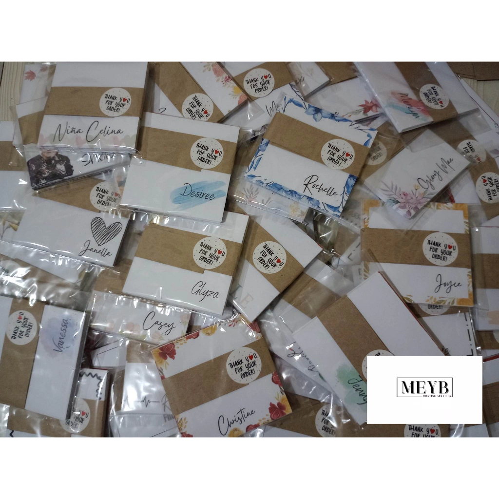 CUSTOMIZED/ PERSONALIZED NOTEPAD 50/100SHEETS PERFECT PANG REAGALO AT ...