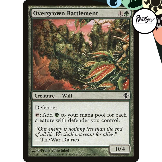 Magic The Gathering Card : Overgrown Battlement | Shopee Philippines