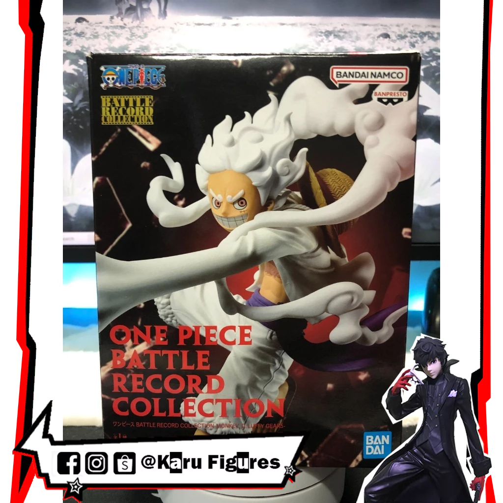 Authentic Monkey D. Luffy (Gear 5) Battle Record Collection Figure ...