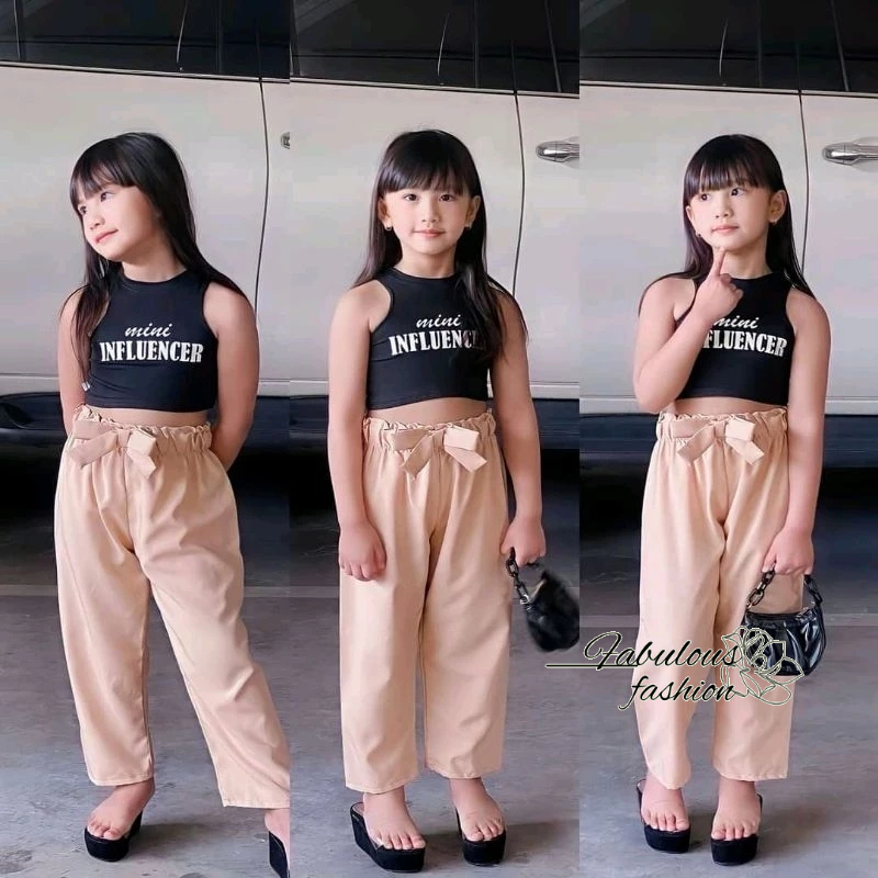 FABULOUS_ JADA RIBBON TROUSER TERNO KIDS 5- 6 YR OLD | Shopee Philippines