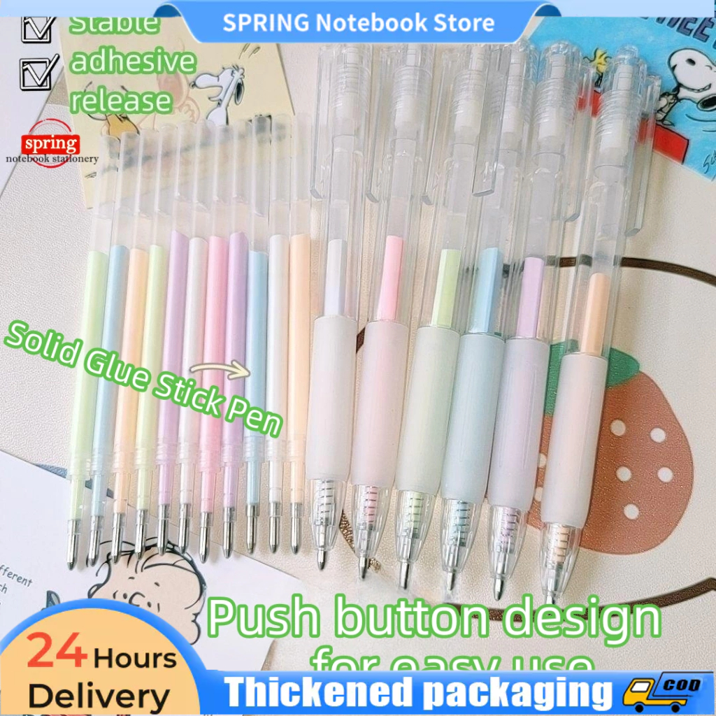 Solid Glue Stick Pen Shape Candy Color Quick-drying Crafting ...