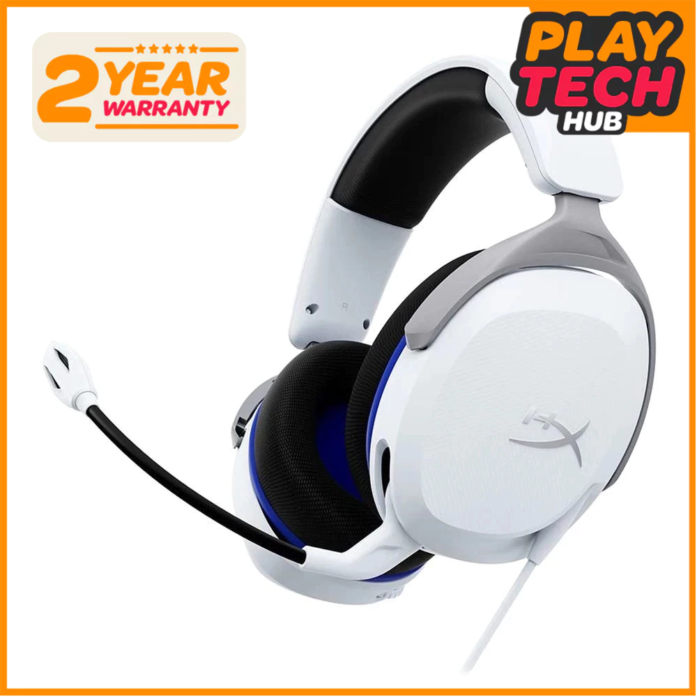 HyperX Cloud Stinger 2 Core Wired Gaming Headset for PlayStation (White ...