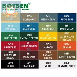 BOYSEN Quick Dry Enamel 1Litre And 1/4Litre | Shopee Philippines