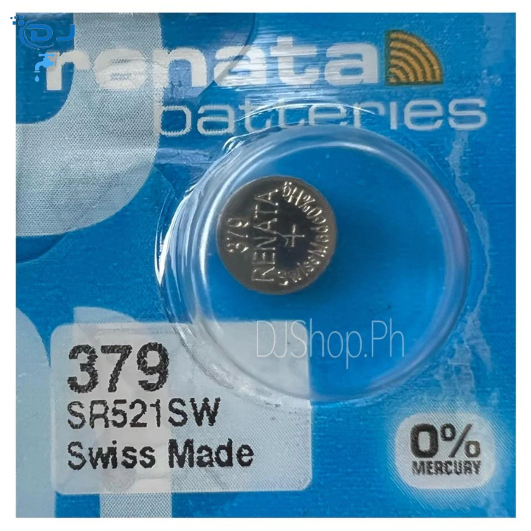 Renata SR521SW 379 watch Battery Silver oxide Battery | Shopee Philippines