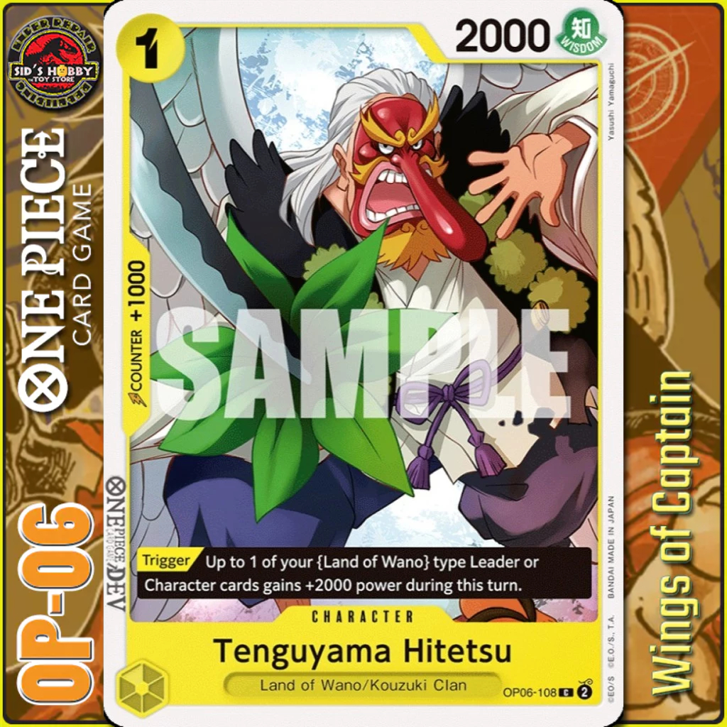 ONE PIECE TCG - JP Tenguyama Hitetsu OP06-108 x Wings of Captain Yellow ...