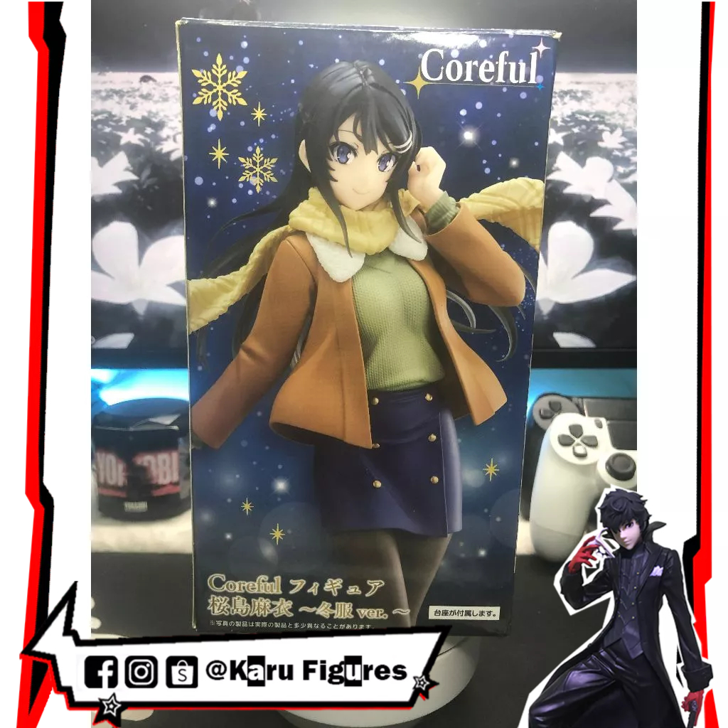 Authentic Mai Sakurajima Coreful Figure (Winter Wear Version) - Bunny ...