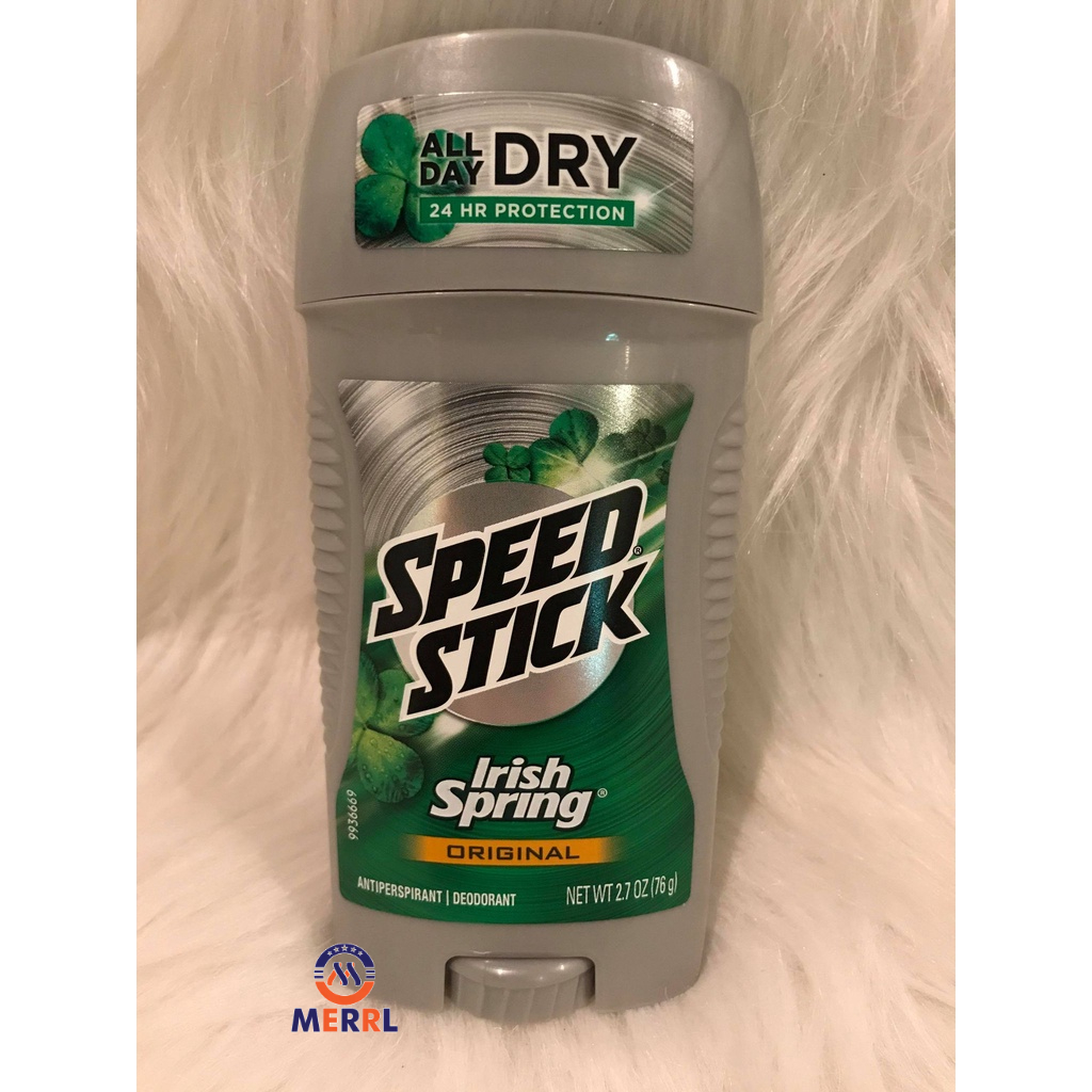 Speed Stick Irish Spring Antiperspirant Deodorant For Men Original ...