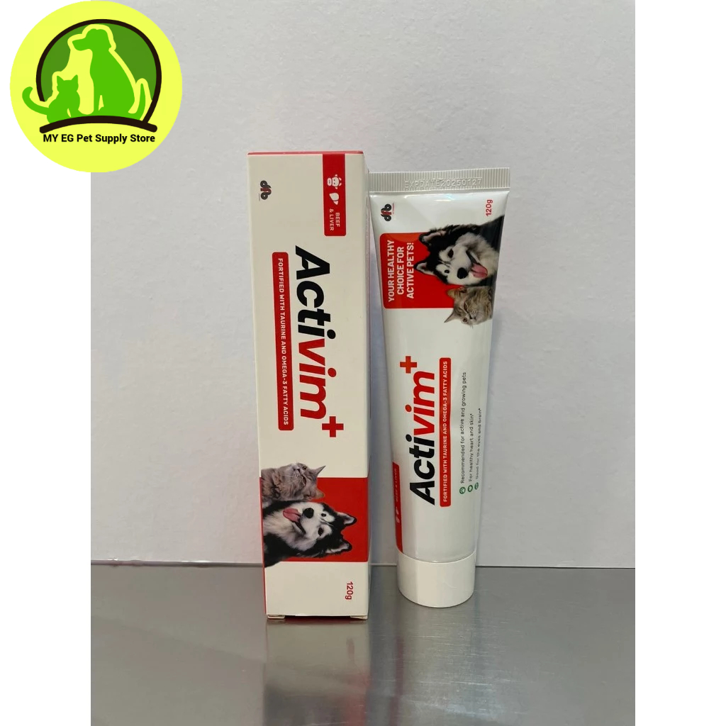 ACTIVIM+MULTIVITAMINS W/ TAURINE AND OMEGA-3 FATTY ACIDS 120G | Shopee ...