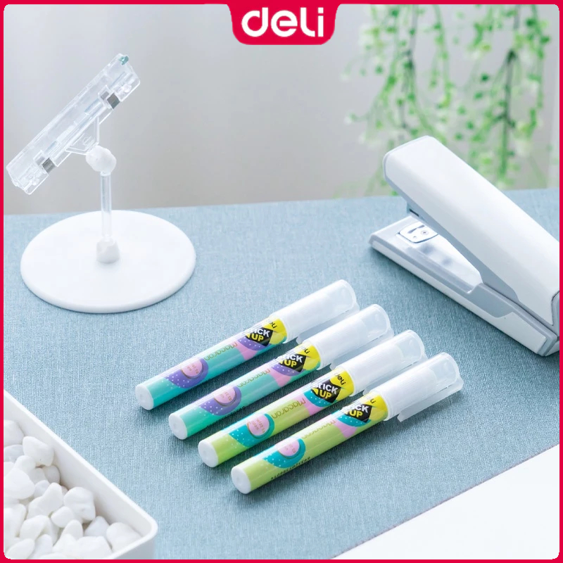 Deli Pen Type Solid Adhesive Cute Portable Solid Glue (2.2g/piece ...