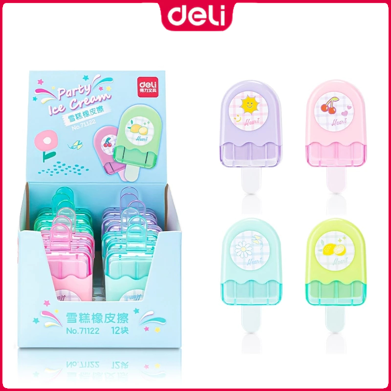 Deli 71122 Eraser Mixed Color 1Block | Shopee Philippines