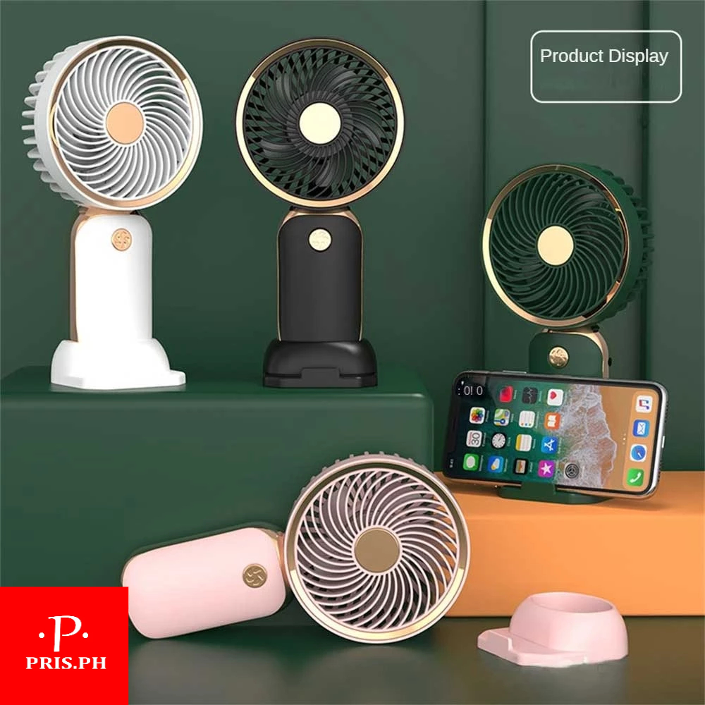 PRIS Handheld Portable Fan ELEGANT DESIGN Foldable Personal Fan Desk ...