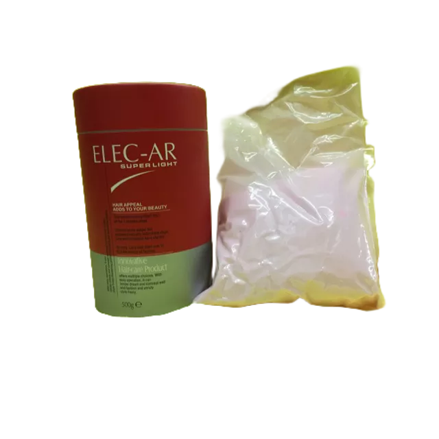 Elecar hair bleach (original pink powder) 500g and Elecar Oxidizer ...