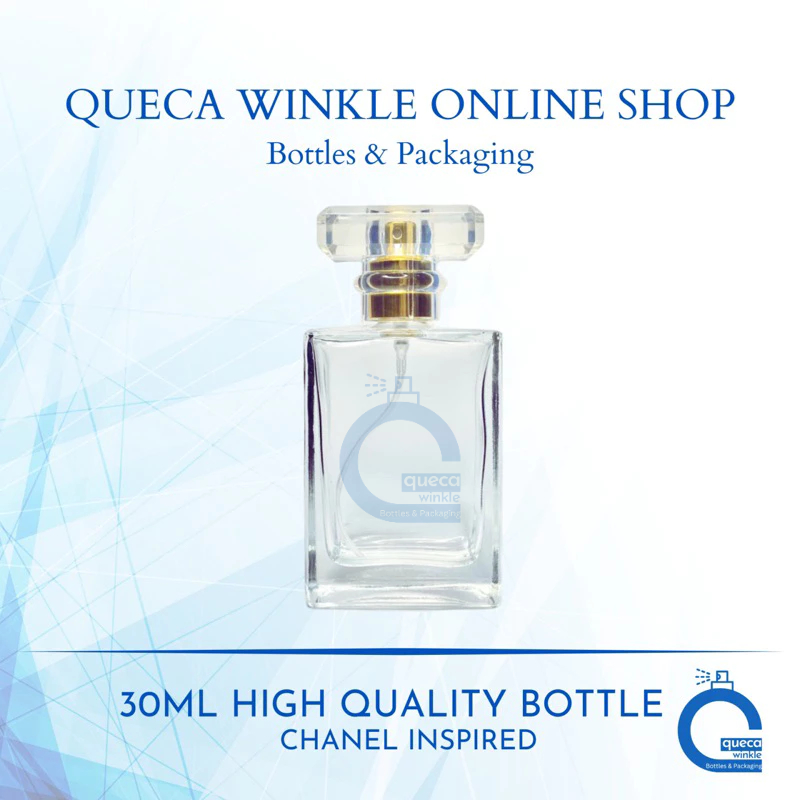 30ml Perfume Bottle (high quality) 1px Gold Silver Pumps High Quality Bottle Gold Spray Nozzle ...