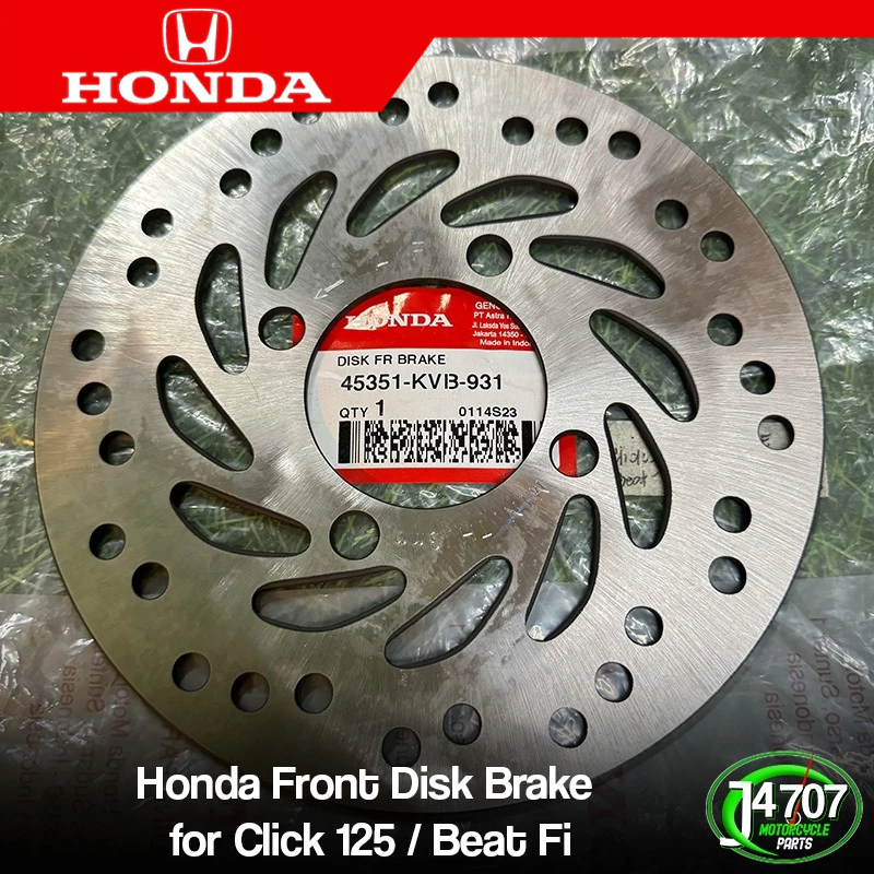 Honda Genuine Front Disk Brake for Click125 / BeAT Fi (45351-KVB-931 ...