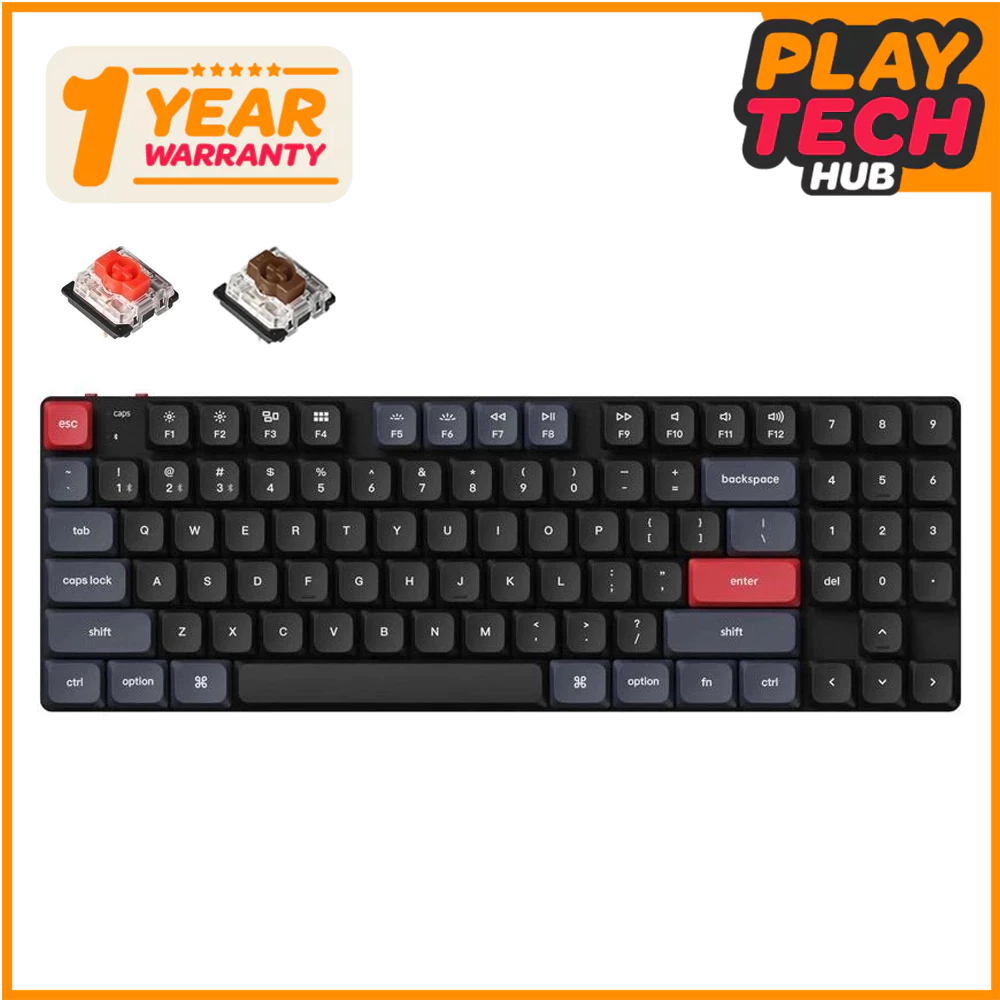 Keychron K13 Pro QMK/VIA RGB Low- Profile Wireless Custom Mechanical ...