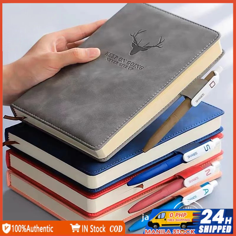 A5 Notebook PU Leather Cover with Magnetic Buckle School Supplies Gift ...