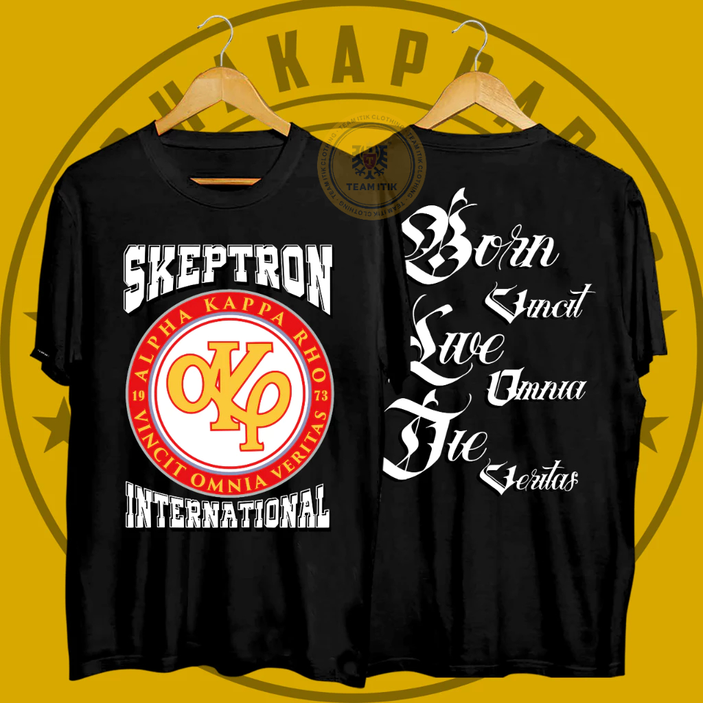 Alpha Kappa Rho AKP53 SKEPTRON 1973 New w design AKP Fraternity T-shirt ...