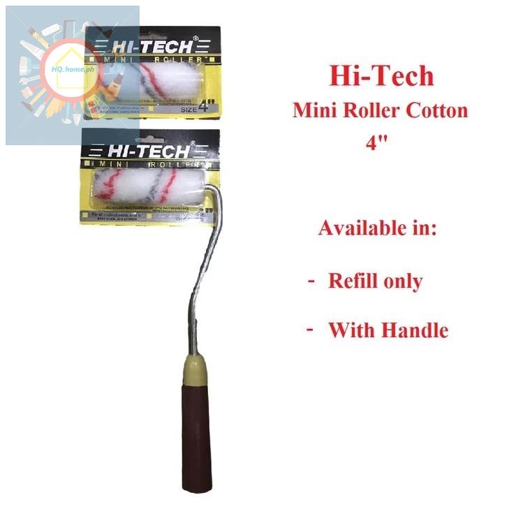 HI-TECH With Handle And Filler Mini Roller Cotton And Foam/Paint Tray ...