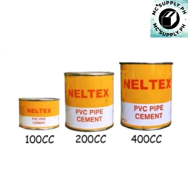 Neltex PVC pipe cement (100cc/200cc/400cc) | Shopee Philippines