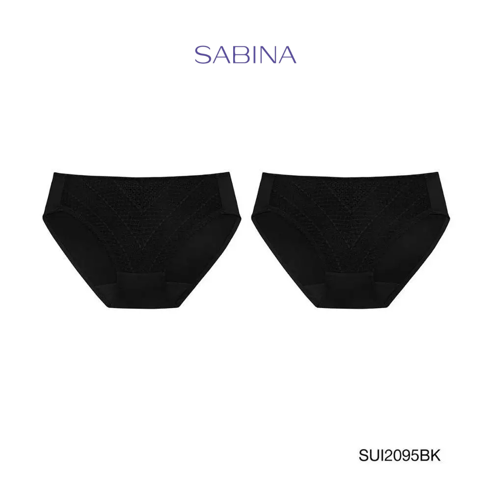 (Set 2 pcs.) Sabina Panty Modern V Collection Style no. SUI2095BK Black ...