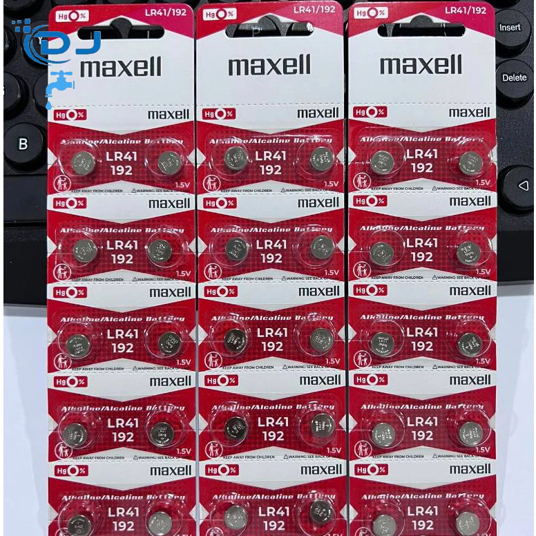 Maxell Original LR41 192 1.5volt Lithium Coin Cell Battery, Button Type | Shopee Philippines