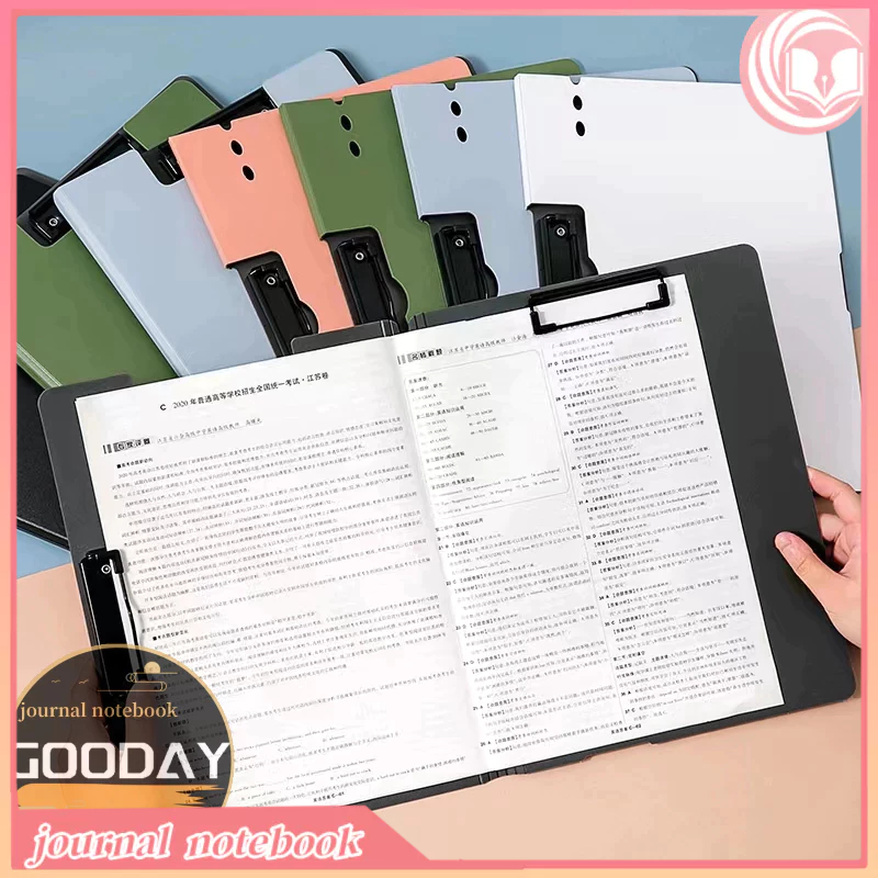 A4 Foldable Horizontal Double Documents Clipboard File Folder Paper ...