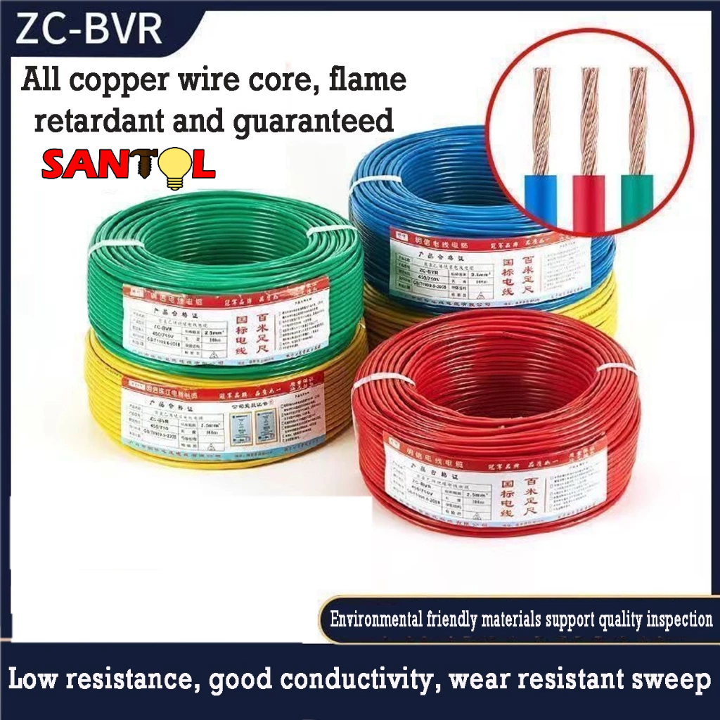 #12 #14 #16 National Standard Electrical Wire Single Core Cable Flame ...