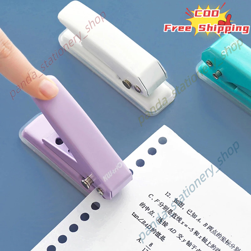 Single Hole Puncher School&Office Loose-Leaf Paper Binding Punch Piler ...