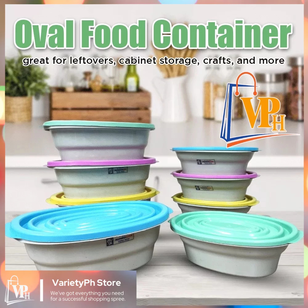 VPh Oval Refrigerator Tupperware Kitchen Container Plasticware Food ...
