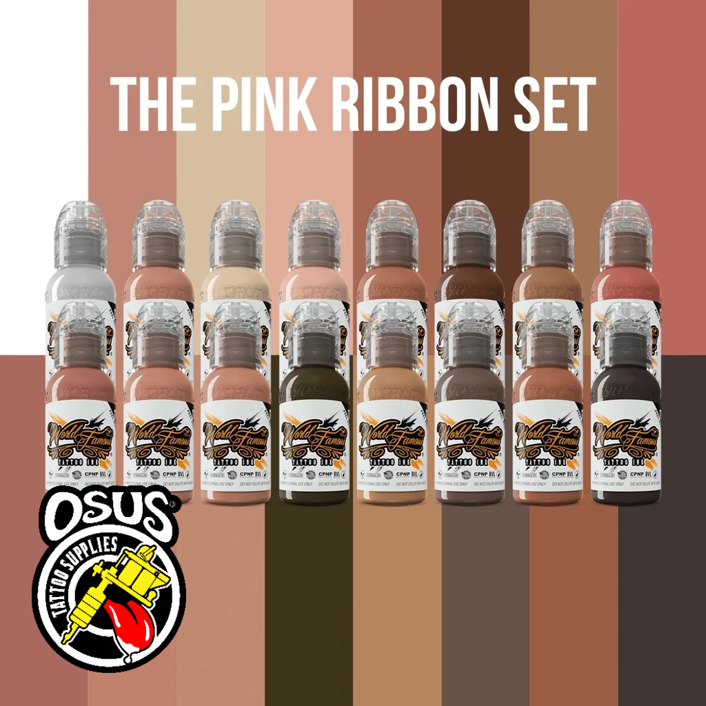 WORLD FAMOUS PINK RIBBON SERIES INK SET 1oz (16pcs) | Shopee Philippines