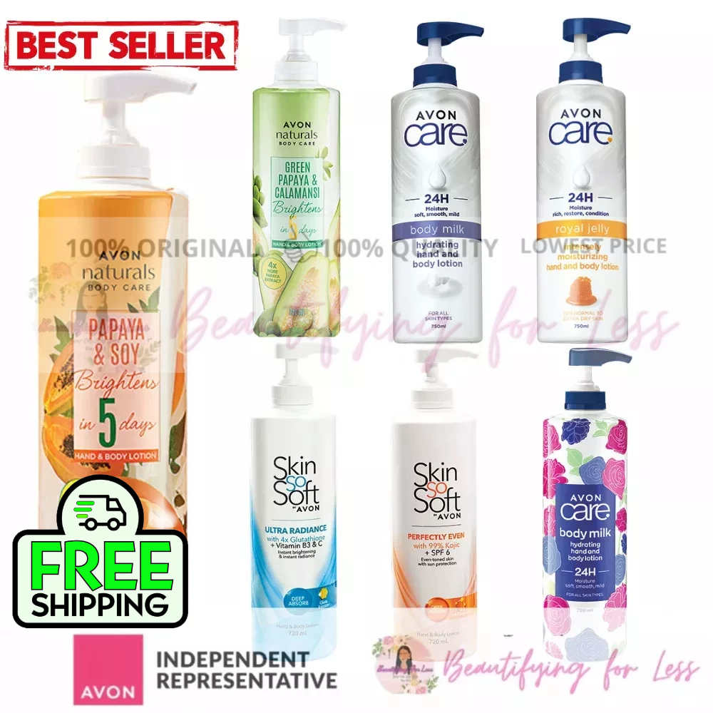 AVON NATURALS LOTION 720ML PUMP LOTION | Shopee Philippines