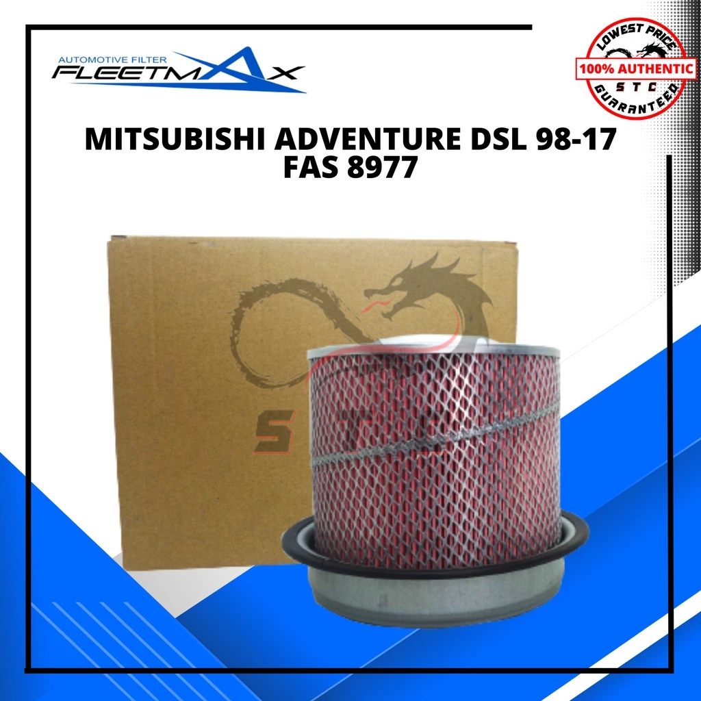Fleetmax Air Filter for MITSUBISHI ADVENTURE DSL 98-17 FAS 8977 ...