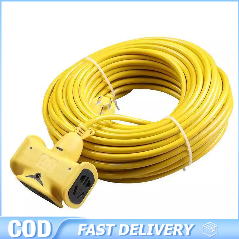 10M/20M/30M Extension Cord Extra-long Plug-in Strip Electric Vehicle ...