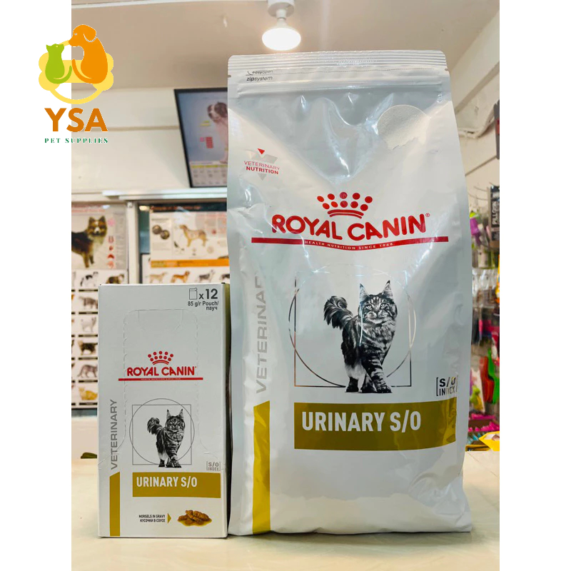 Royal Canin Urinary SO Cat 1.5kgs and 1 Box Urinary SO Pouch(12 Pieces ...