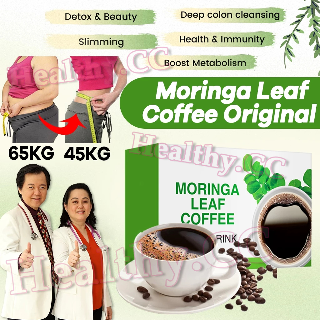 20Pcs/Box Slimming Coffee 100% Organic Moringa Leaf Coffee Weight Loss ...