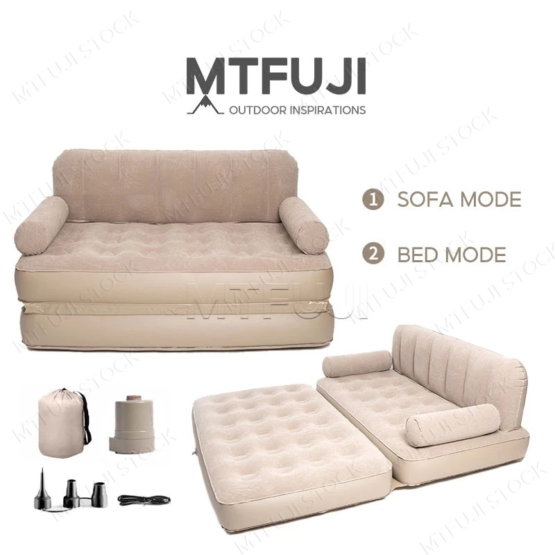 Mt.Fuji Inflatable Cheese Bed Outdoor Air Bed Folding Camping Sofa Tent ...