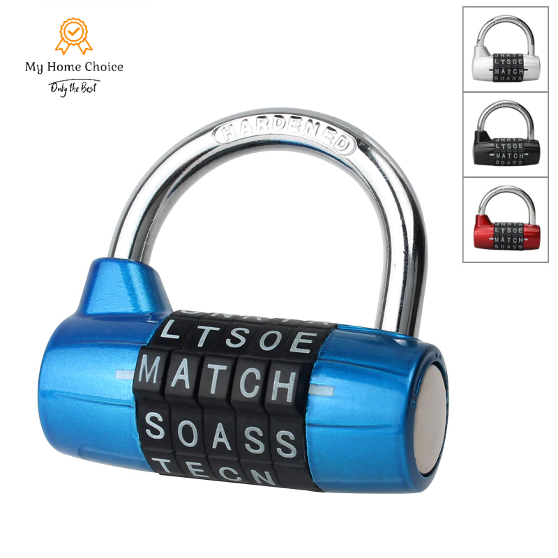 Alphabet Combination Lock 5-digit Alphabet Combination Code Lock Locker ...