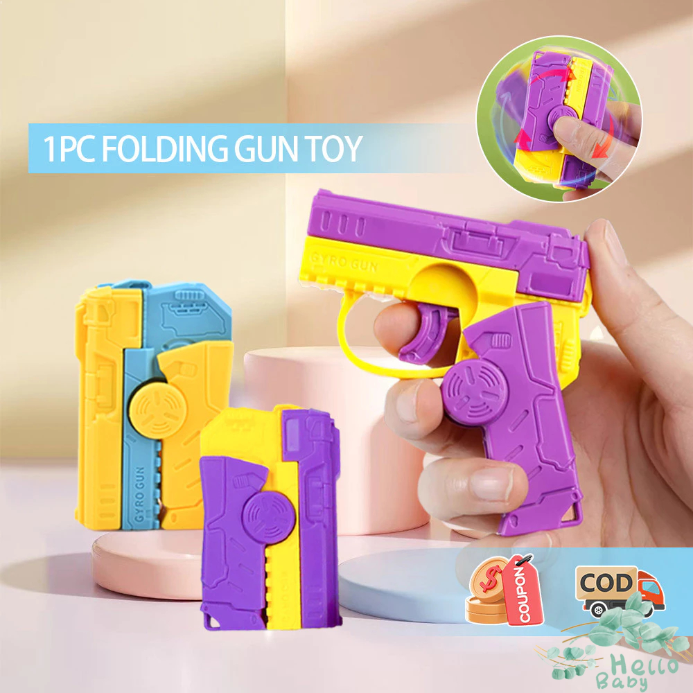 HB 3D 2-in-1 Carrot Gun Toy mini fingertip spinner DECOMPRESSION toys ...