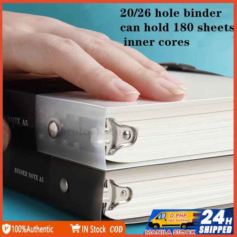 A5 B5 Binder Notebook 60 Sheets 80 Grams Binder Notebook Refillable ...