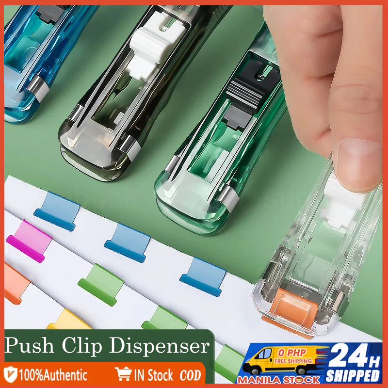 Portable Push Clamp Paper Binder Exam Paper Finishing Clip Reusable ...