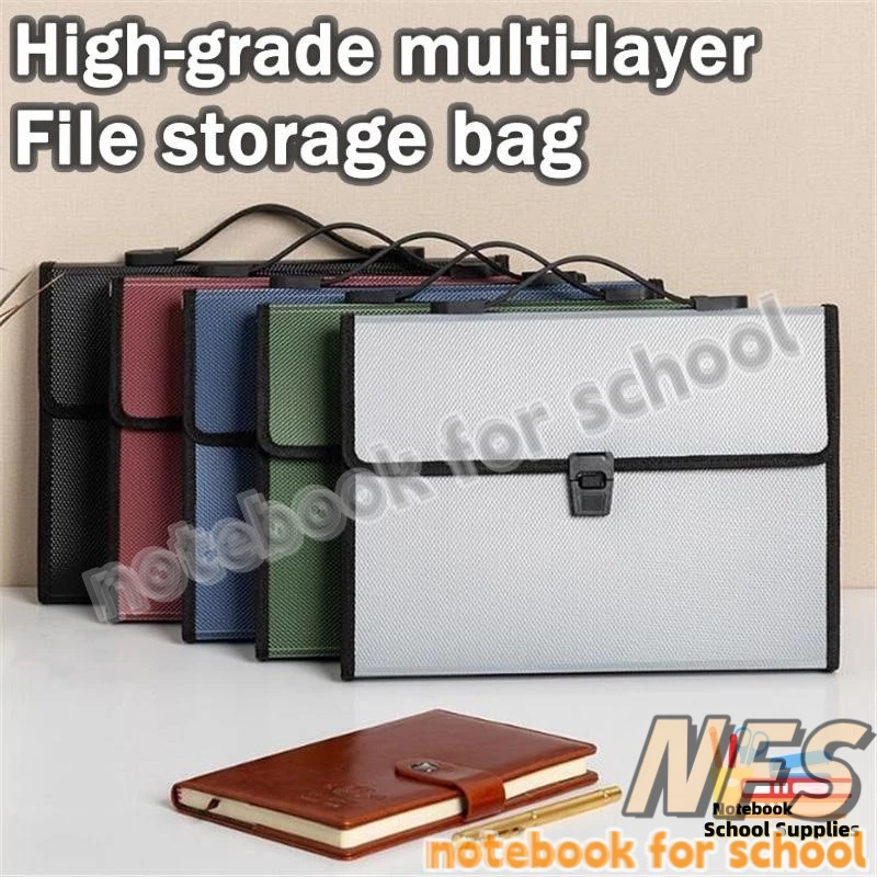 NFS Portable Accordion Expanding File Folder A4 Document Organizer ...