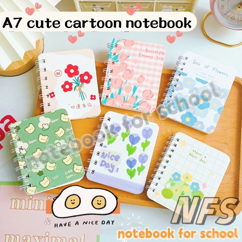 NFS A7 Japanese Style Cartoon Pocket Book Notepad Office Stationery ...