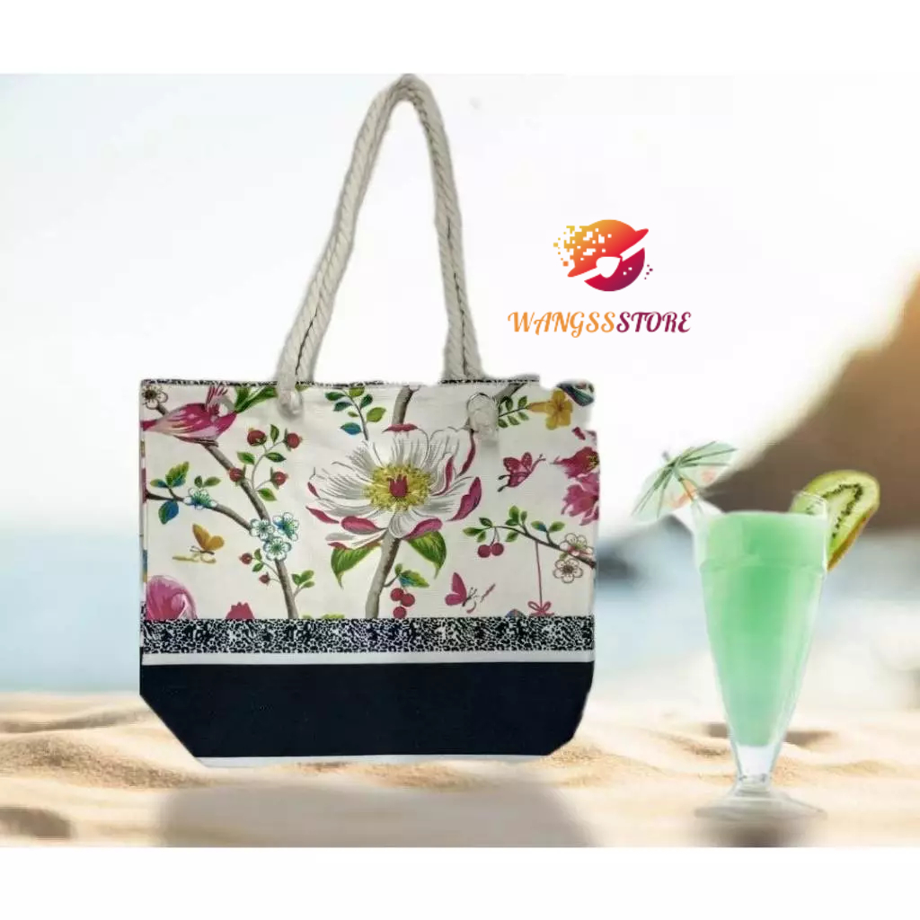 wangssstore rope pattern abaca bag shoulder bag tote bag hand bag beach ...