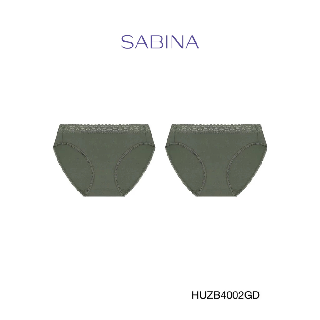 (Set 2 pcs.) Sabina Basic Bikini Panty Style no. HUZB4002GD DarkGreen ...