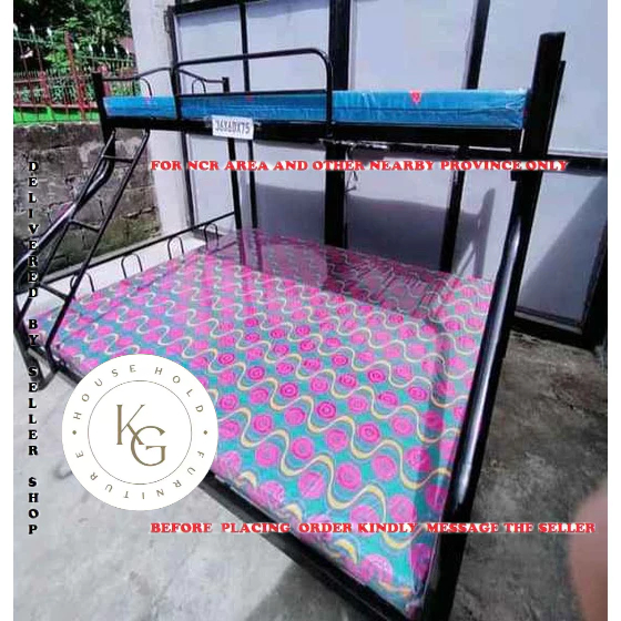 R-type bunk bed with choice of foam mattress hight quality bedframe ...