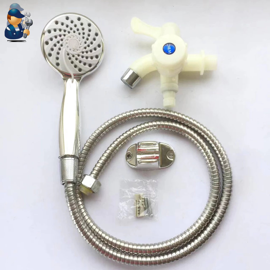 Telephone shower set high pressure Set with Faucet (1set) | Shopee ...