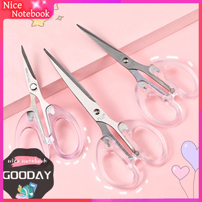Transparent Scissors 4.5”tainless Steel Scissors DIY Craft Scissor ...