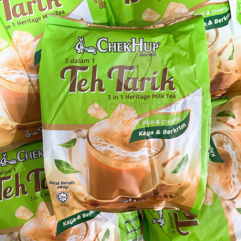 Chek Hup Teh Tarik 3-in-1 Heritage Milk Tea (12 Sachets/pack)🇲🇾 ...