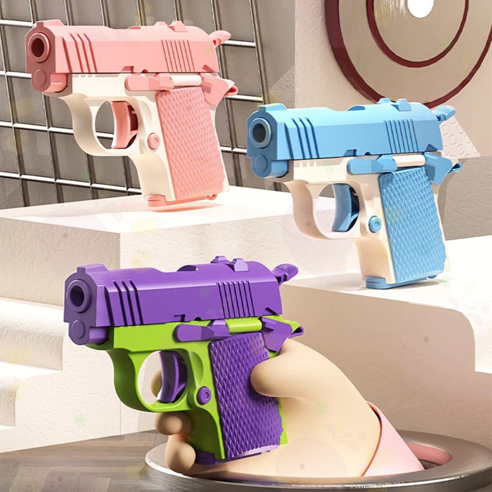 Payoe Fidget Toy 3D Gun Toy For Kids Boy hand Gun Toy Fidget Toy Stress ...