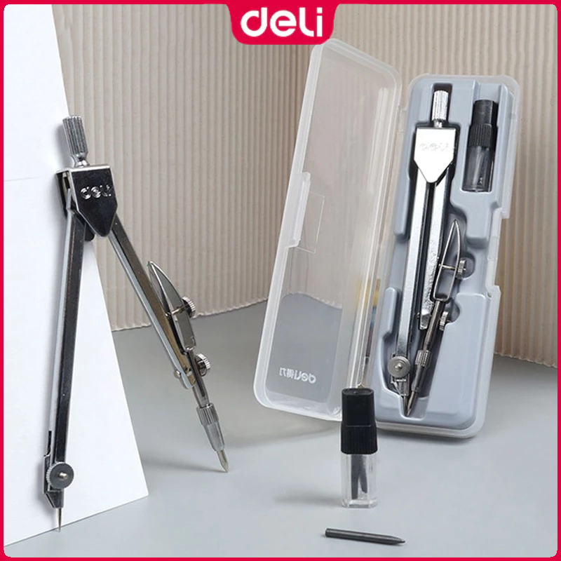 Deli Compass Drawing Tool Stationery Set For School Supplies Stainless ...